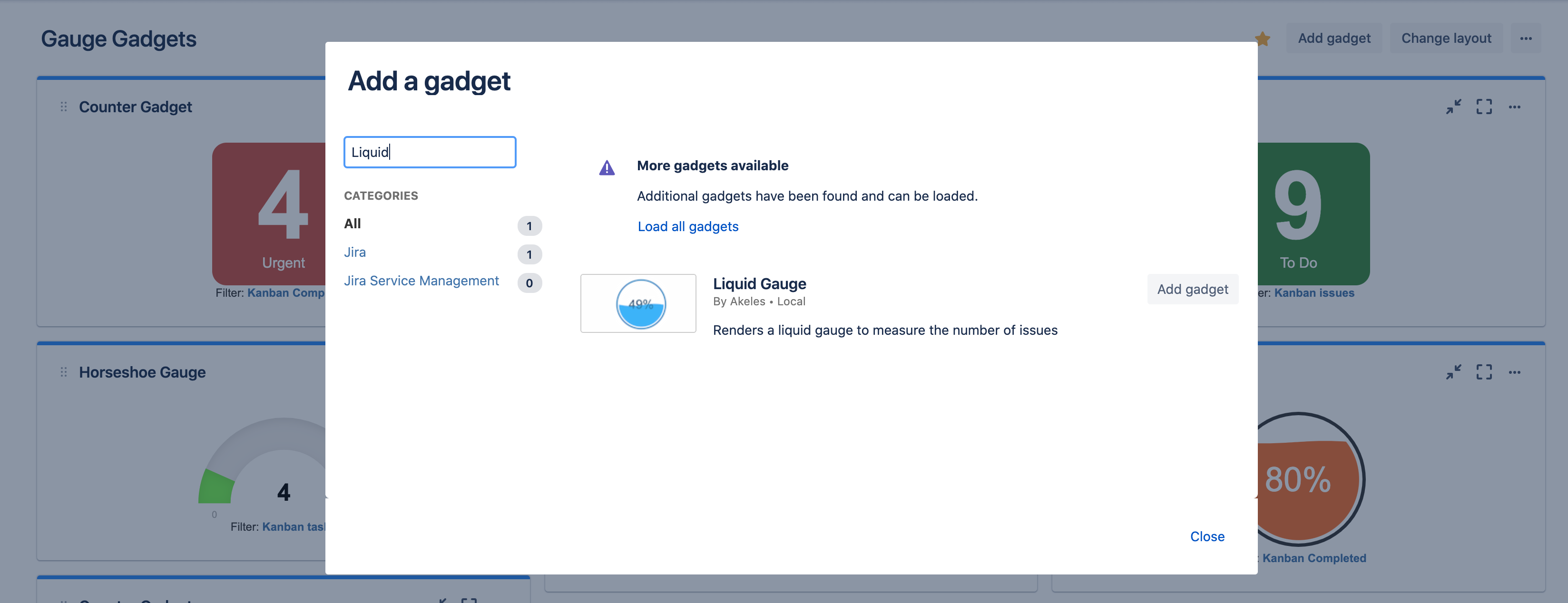 Configuring Liquid Gauge Gadget | Akeles